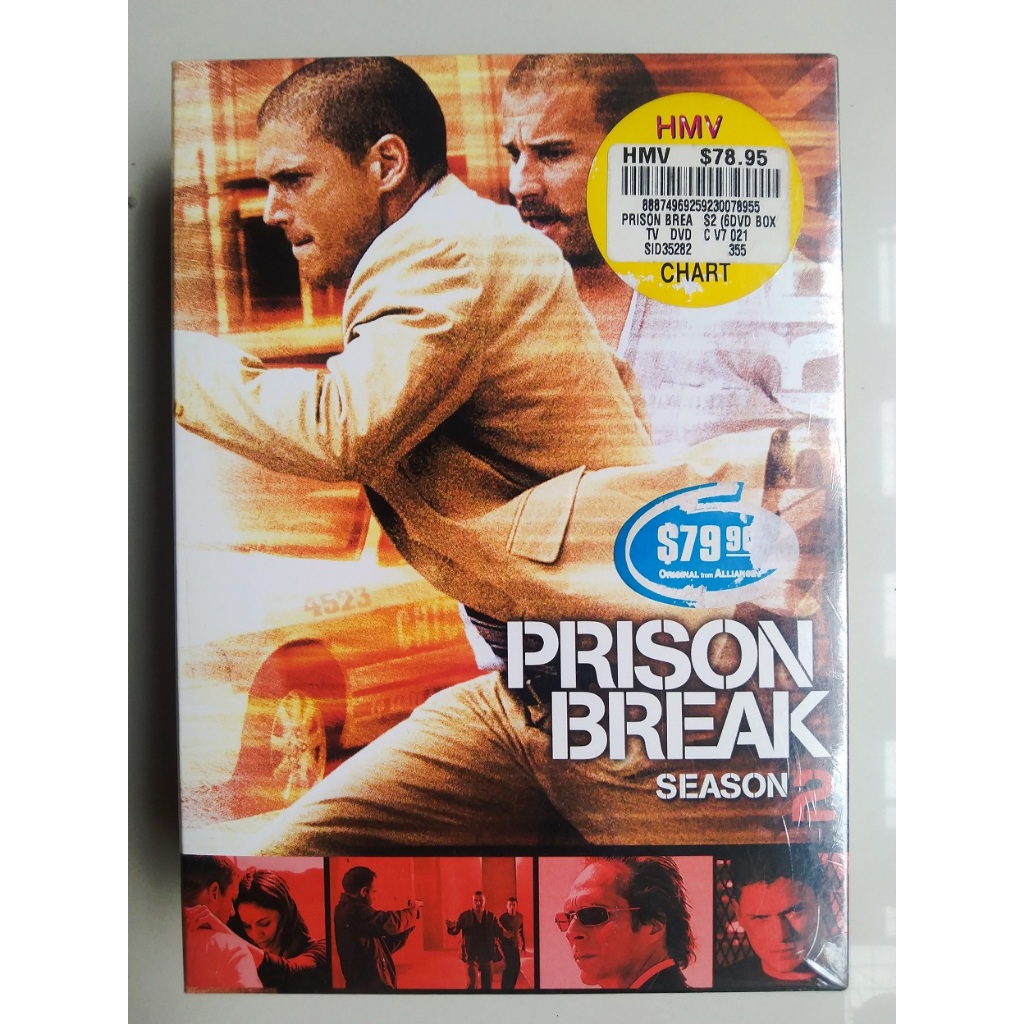 Jual Prison Break Season 2 - (6DVD) Segel | Shopee Indonesia