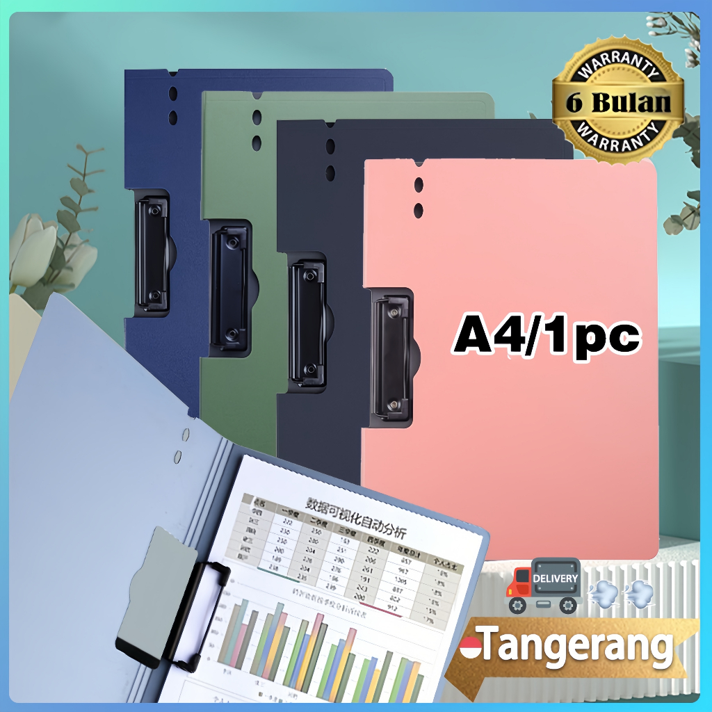 Jual Papan Jalan A4 Papan Ujian Clipboard With Cover A4 File Organizer ...