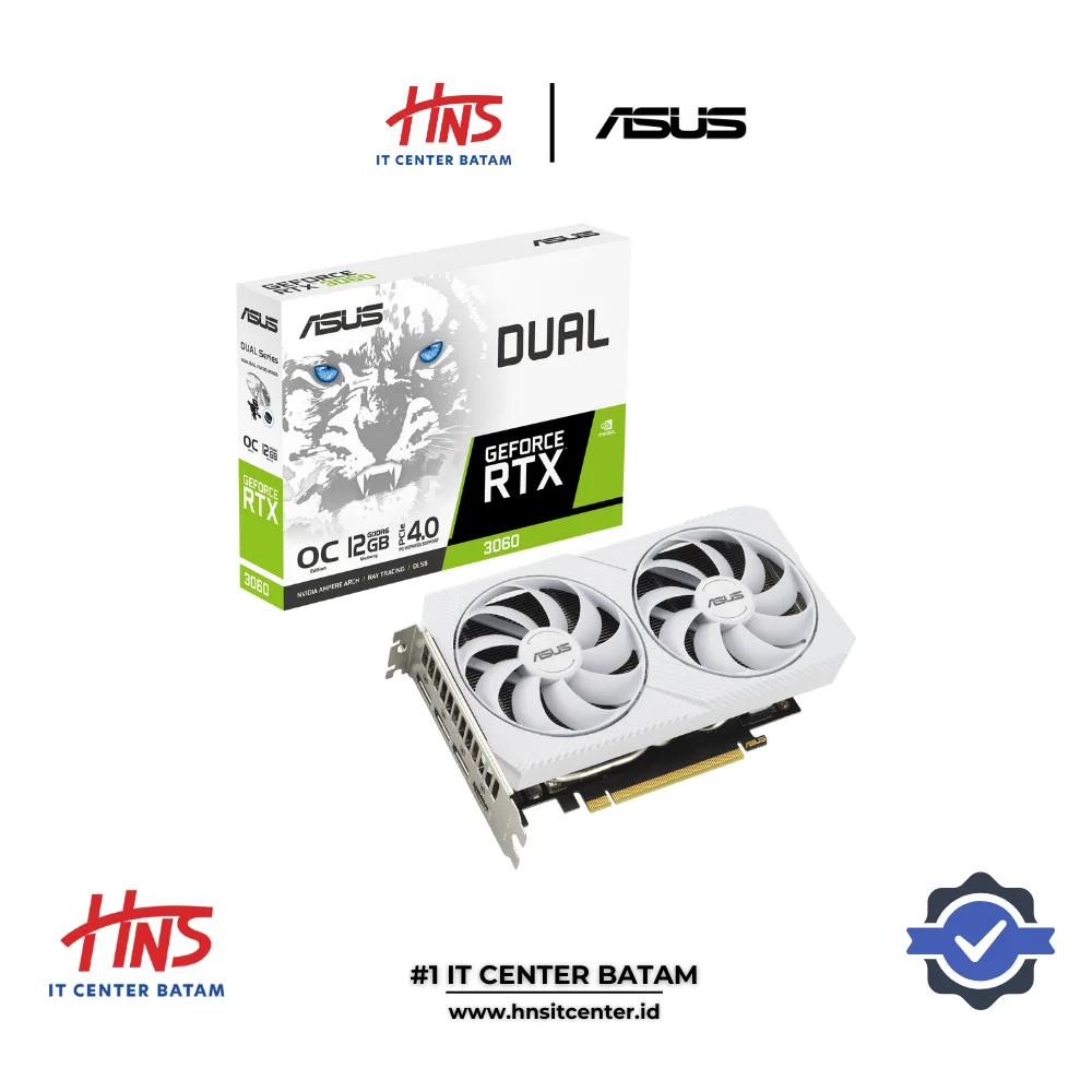 Jual ASUS VGA CARD DUAL RTX 3060 12GB GDDR6 WHITE | Shopee Indonesia