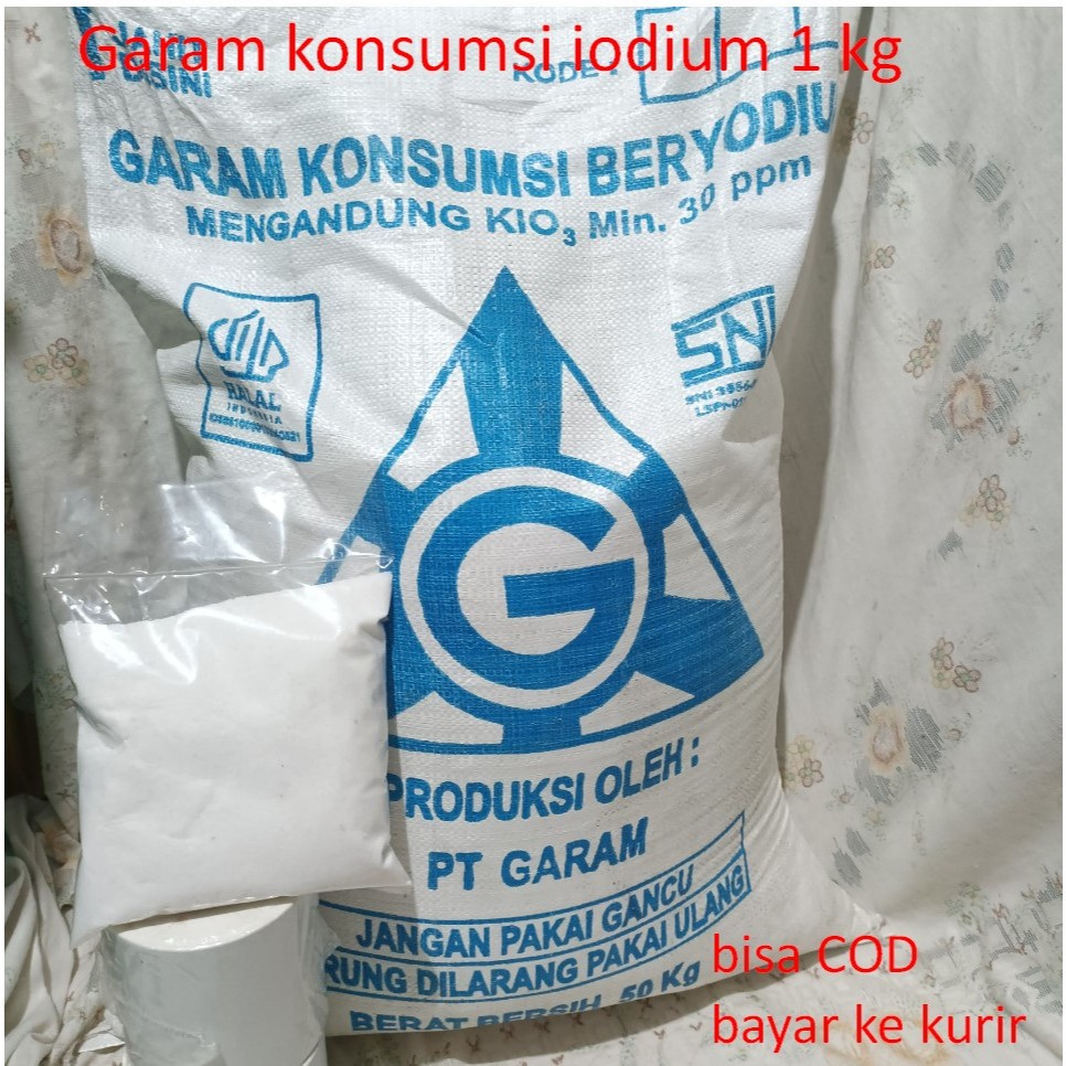 Jual Garam konsumsi iodium 1 kg | Shopee Indonesia
