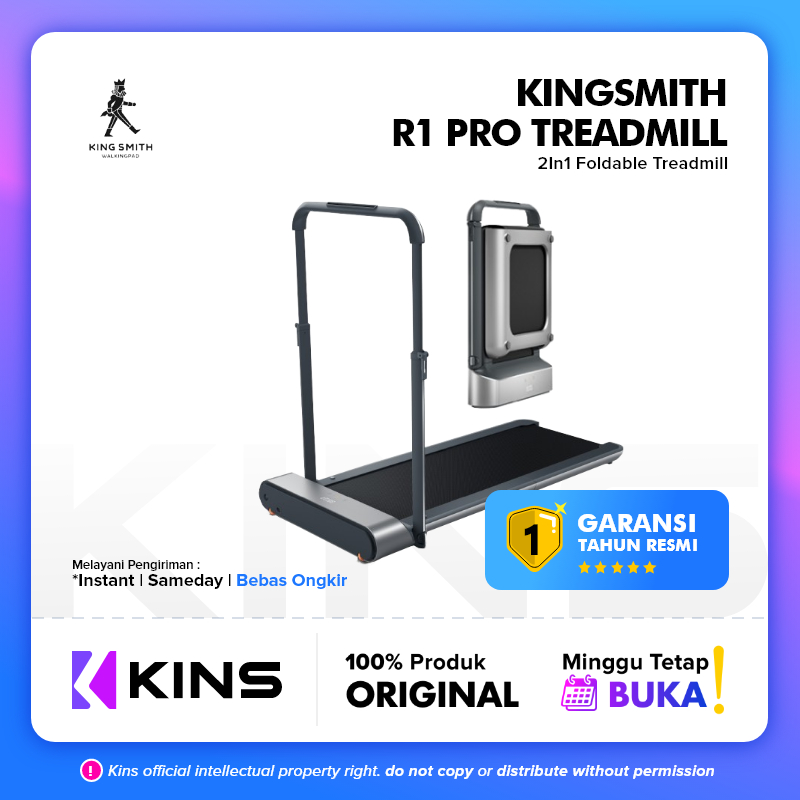 Jual Kingsmith WalkingPad R1 PRO 2 in 1 Foldable Gym Fitness Treadmill ...