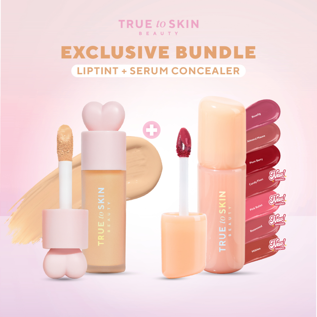Jual [ BUNDLE ] CONCEALER + LIPTINT ( True to Skin Skinlike Cover Serum ...