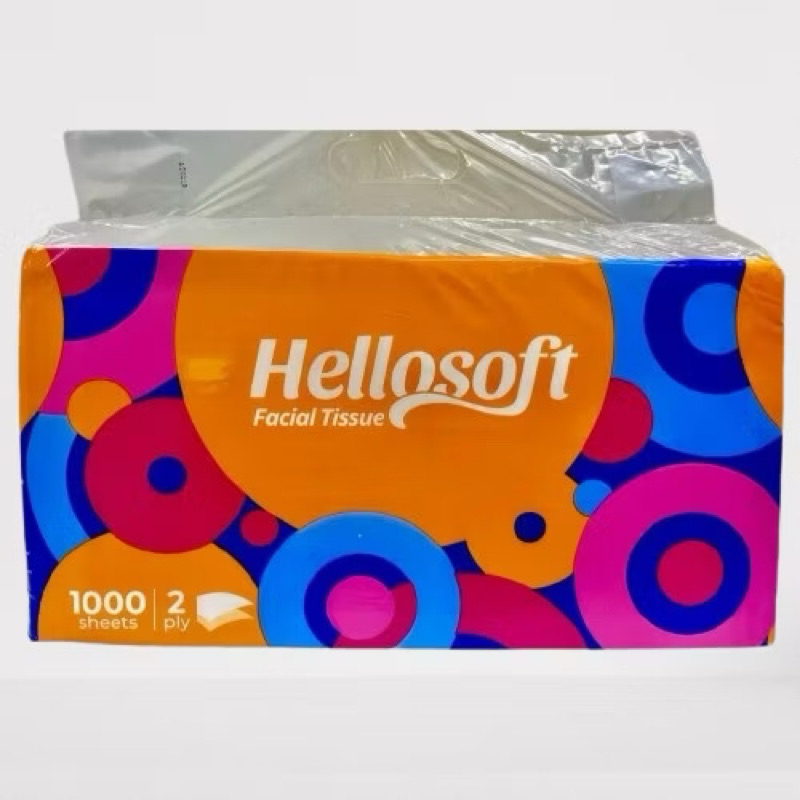 Jual Tissue Facial Hellosoft 1000 gr - Tissu Lembaran - Kg an | Shopee ...