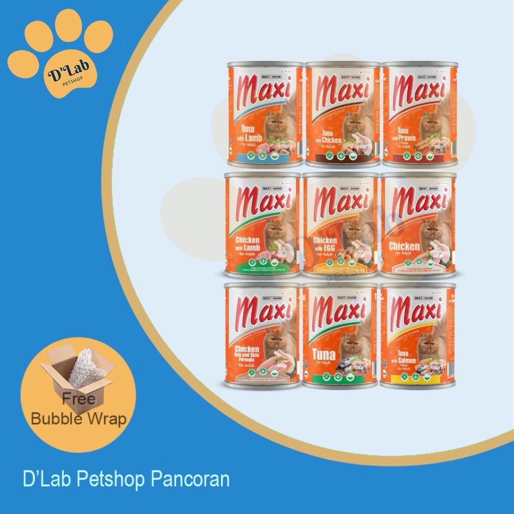 Jual Maxi Cat Adult Can 400gr - Makanan Basah Kucing Kaleng 400 g ...