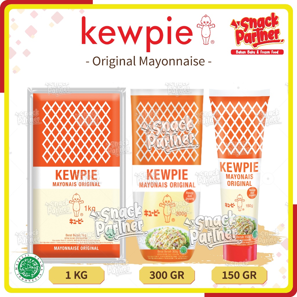 Jual KEWPIE Mayonnaise 150 300 GR / 1 KG - Saos Saus Mayonnaise Mayones Mayo Original | Shopee ...