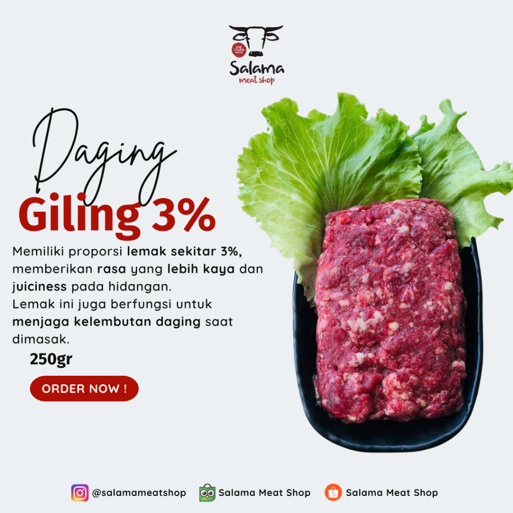Jual Daging Giling Premium (250gr) Lemak 5% | Shopee Indonesia