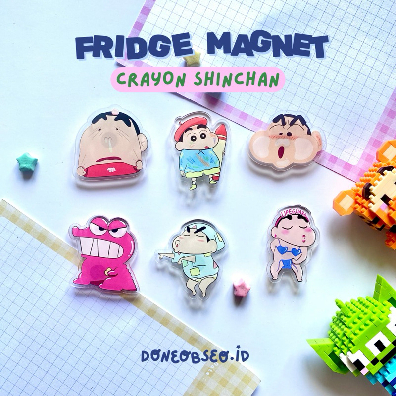 Jual Crayon Shinchan Magnet Kulkas | Refrigerator Magnet | Fridge ...
