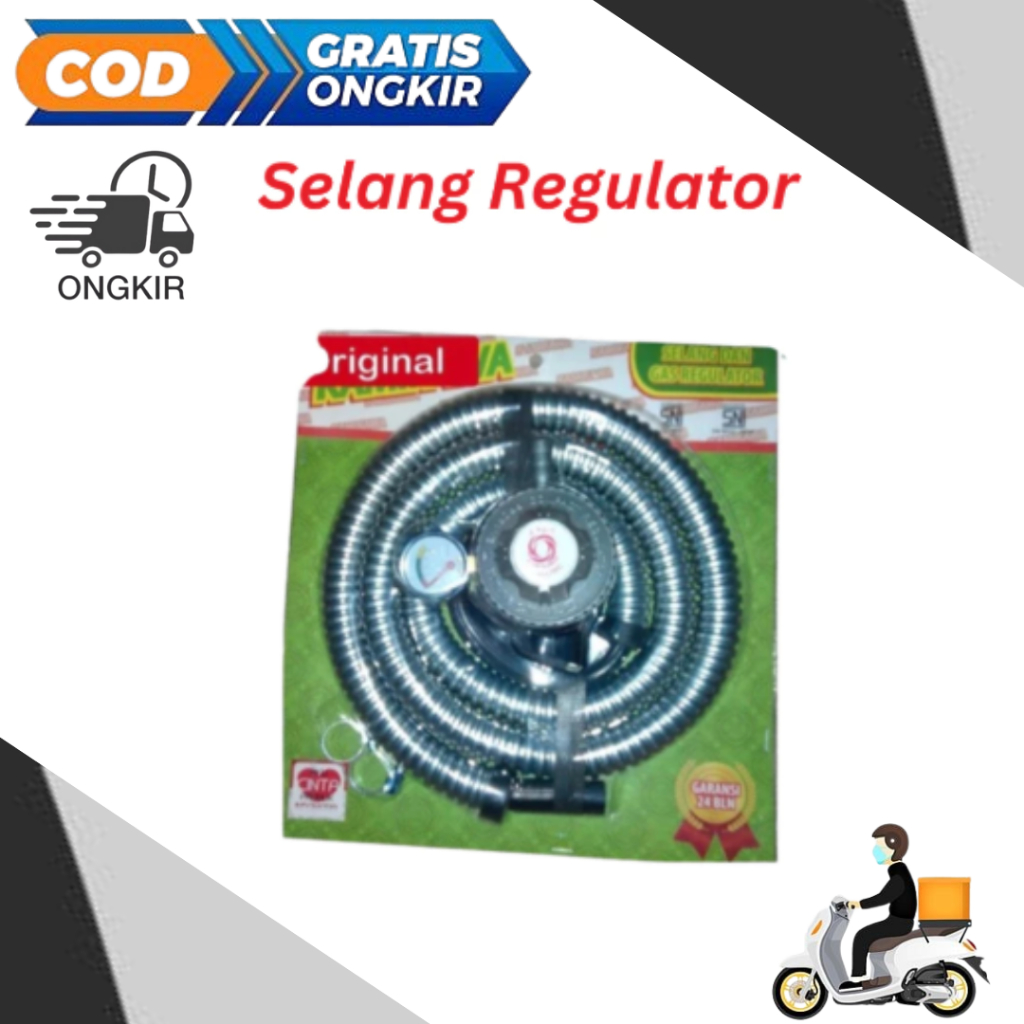 Jual PAKET SELANG REGULATOR GAS REGULATOR + SELANG GAS 1,8M KAMIKAWA ...