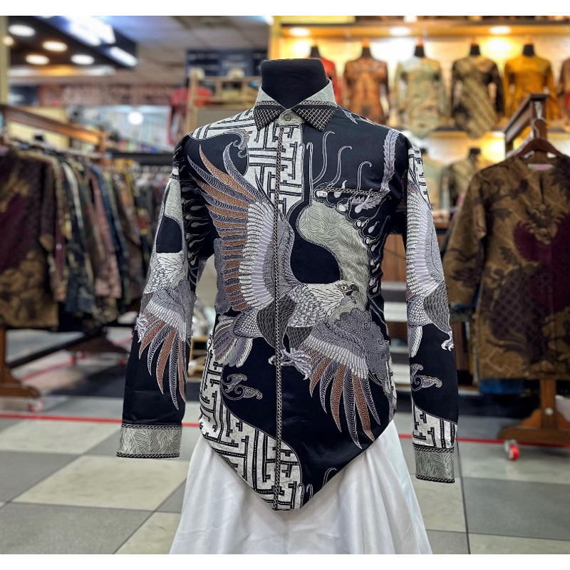 Jual NEW!! kemeja batik smock exclusive /hem smock exclusive | Shopee ...