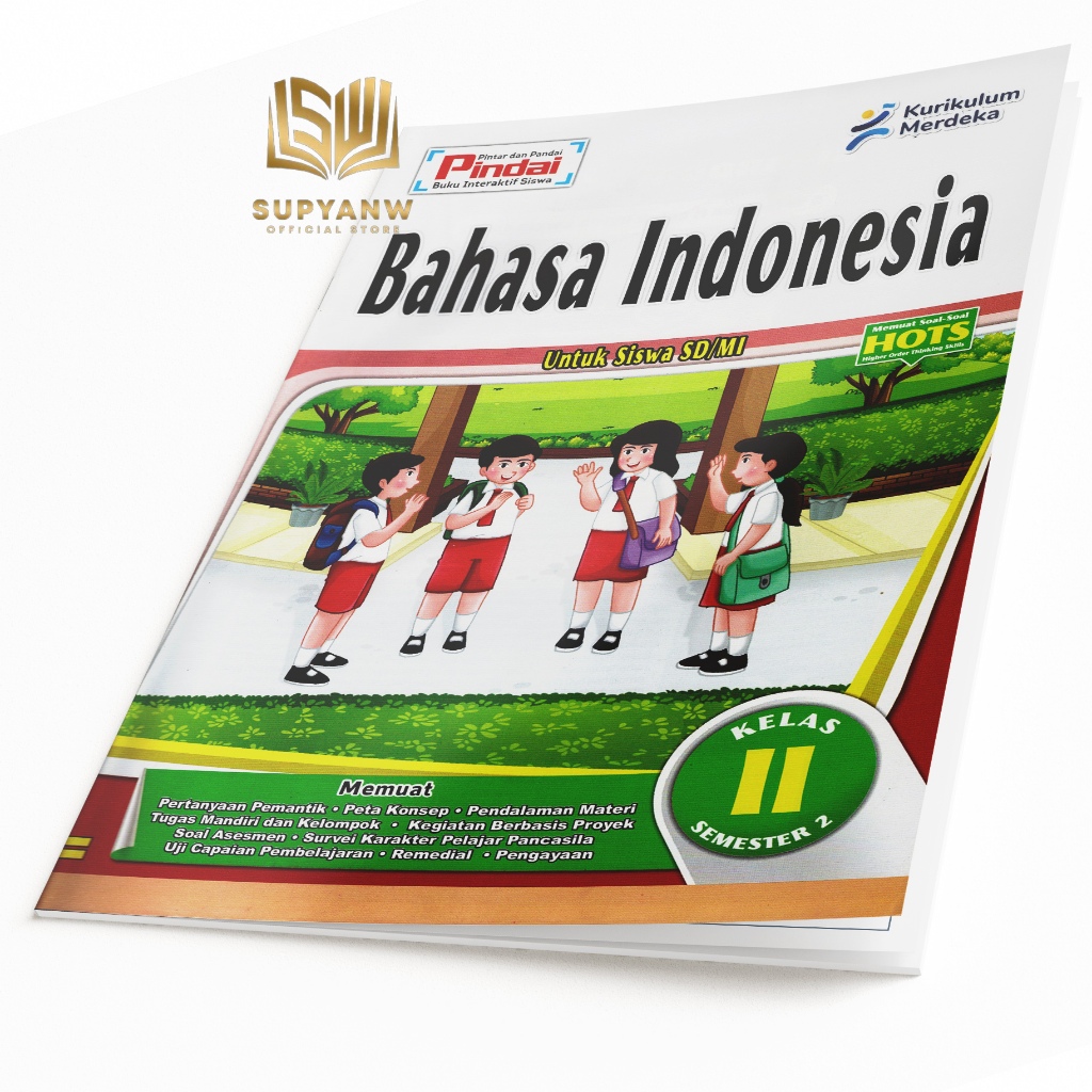 Jual LKS Pindai BAHASA INDONESIA Kelas 2 Sd Semester 2 Kurikulum ...