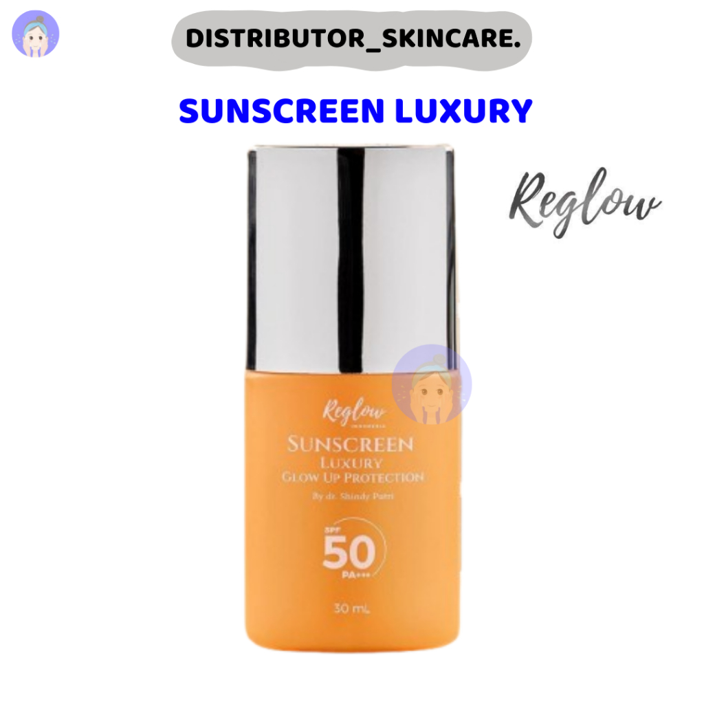 Jual Reglow Sunscreen Luxury Glow Up Protection SPF 50 PA+++ dr Shindy ...