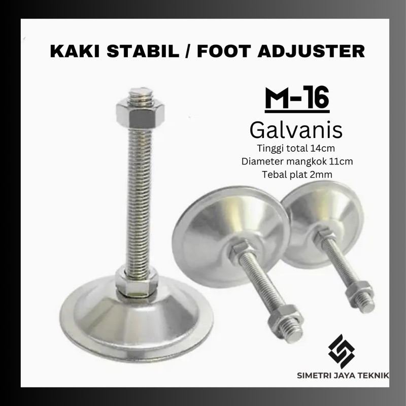 Jual Kaki Meja M16 Galvanis / Adjuster M16 / Foot Adjuster | Shopee ...