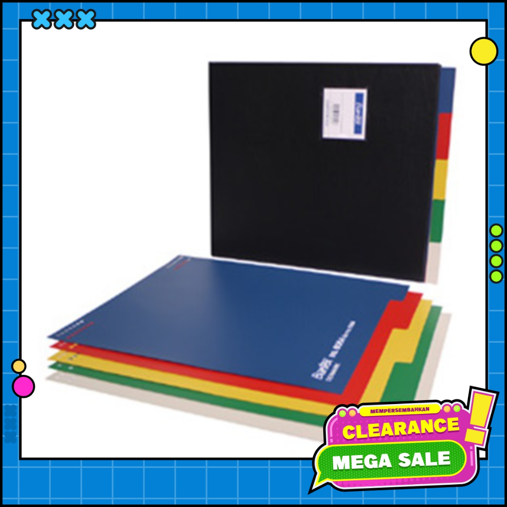 Jual Bantex PP Colour Divider A3 /Pembatas Binder/Penyekat Ordner ...
