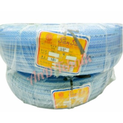 Jual Selang Air Benang Tebal 3/8" / Selang Serat San San 3/8 Inch METERAN | Shopee Indonesia