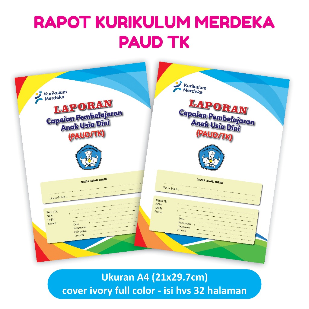 Jual Rapot Kurikulum Merdeka PAUD usia 3-6 th | Shopee Indonesia