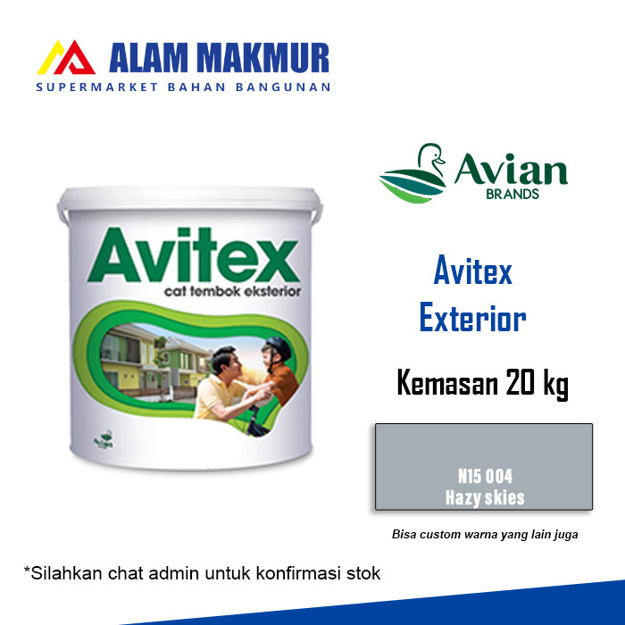 Jual AVITEX Exterior Cat Tembok Luar HAZY SKIES 1 Pail | Shopee Indonesia