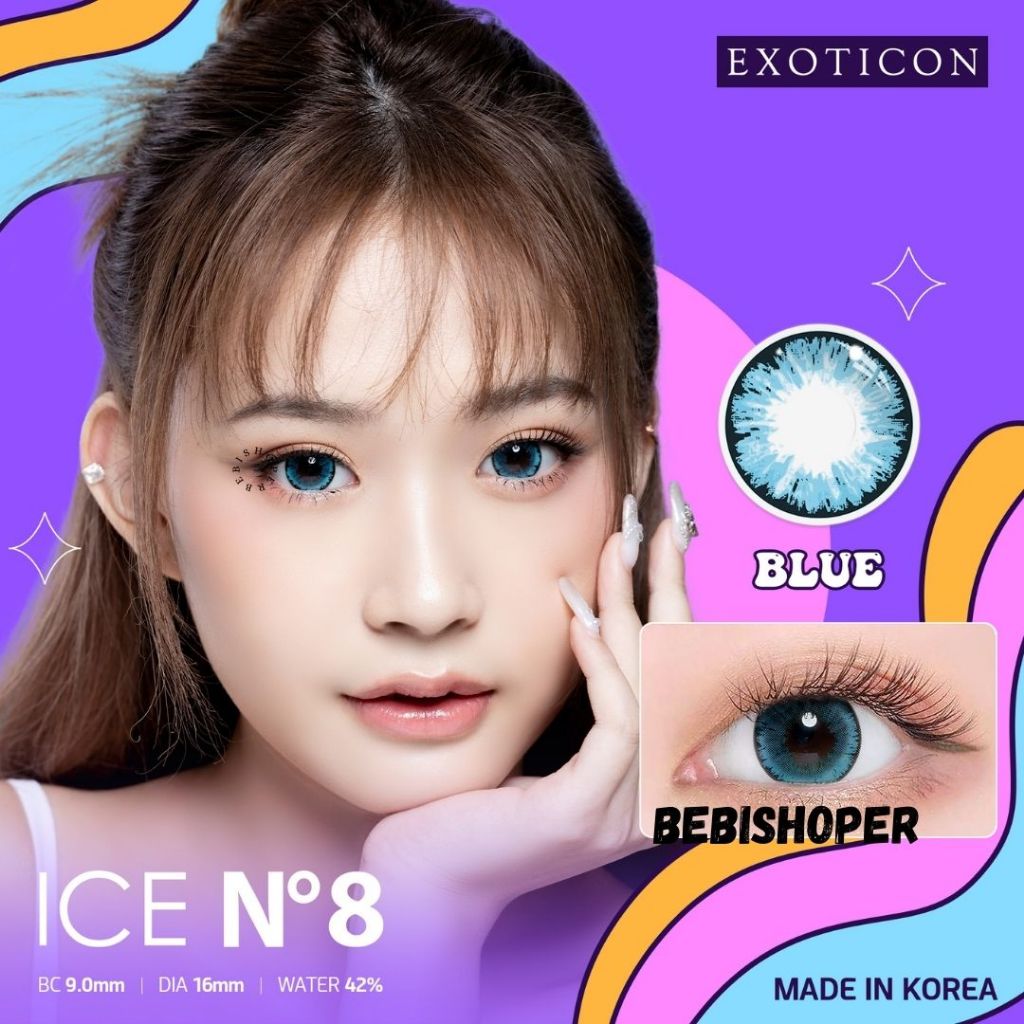 Jual Softlens BELO N8 16MM Softlens Blue Minus , Softlens Normal ...