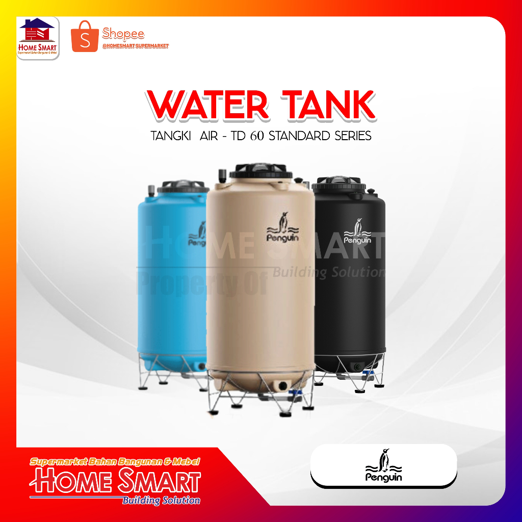Jual Penguin TD-60 600 Liter Toren Tandon Tangki Air Total Drain Tank ...