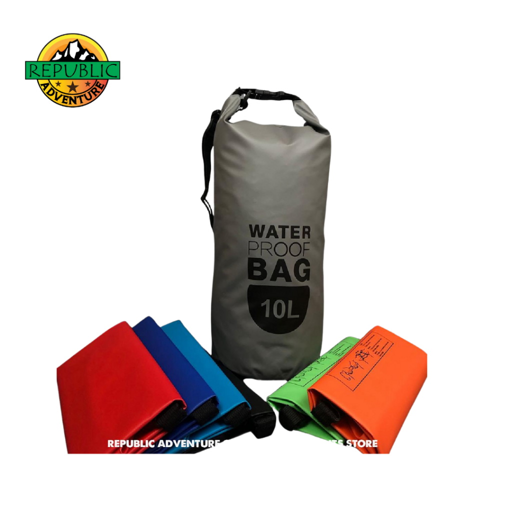 Jual Dry Bag 10 liter Tas Mancing Anti Air Tas Renang Tas Anti Air Tas PVC Tas Pelampung ...