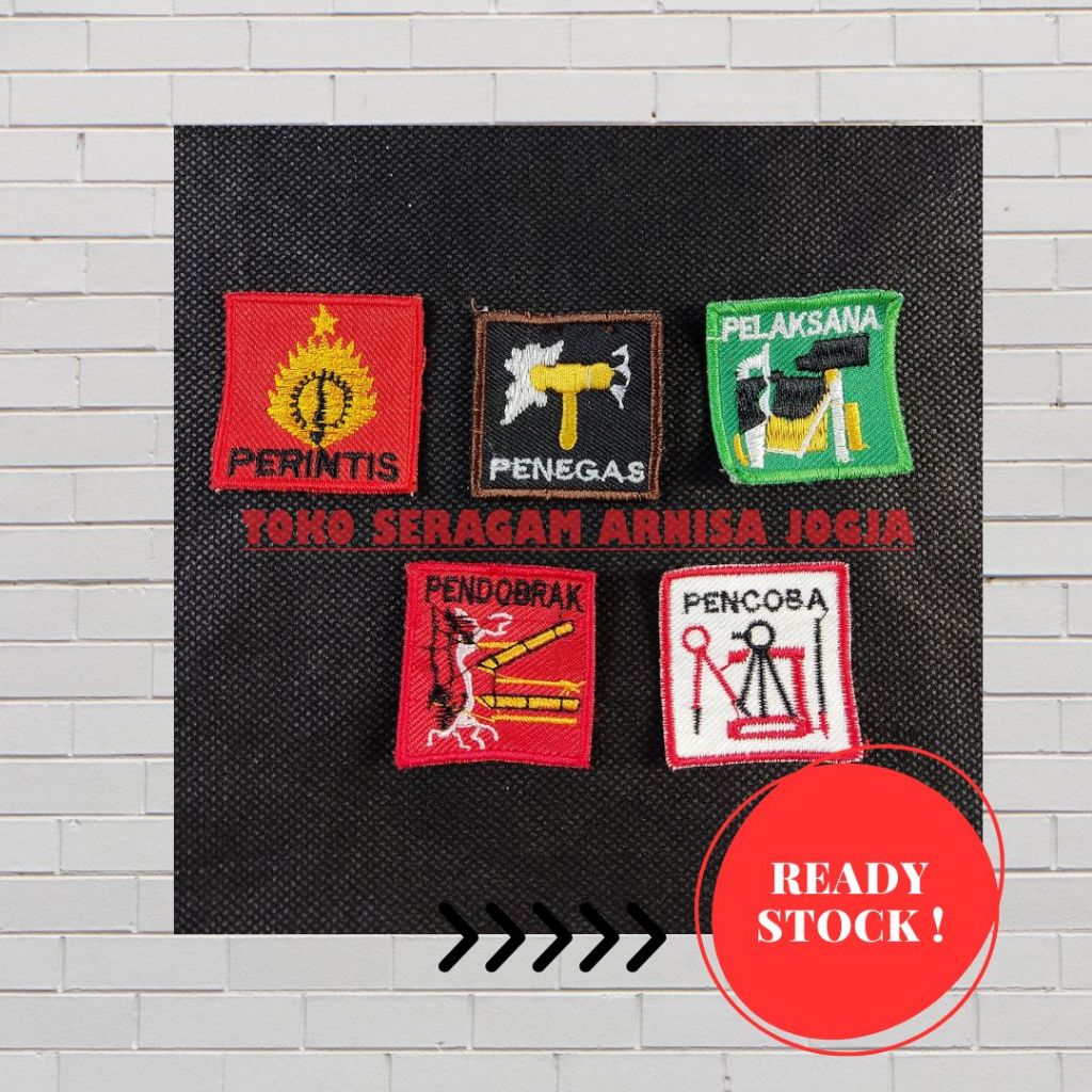 Jual [BISA COD] Tanda Sangga Pramuka Penegak | Bed Perintis, Pendobrak ...
