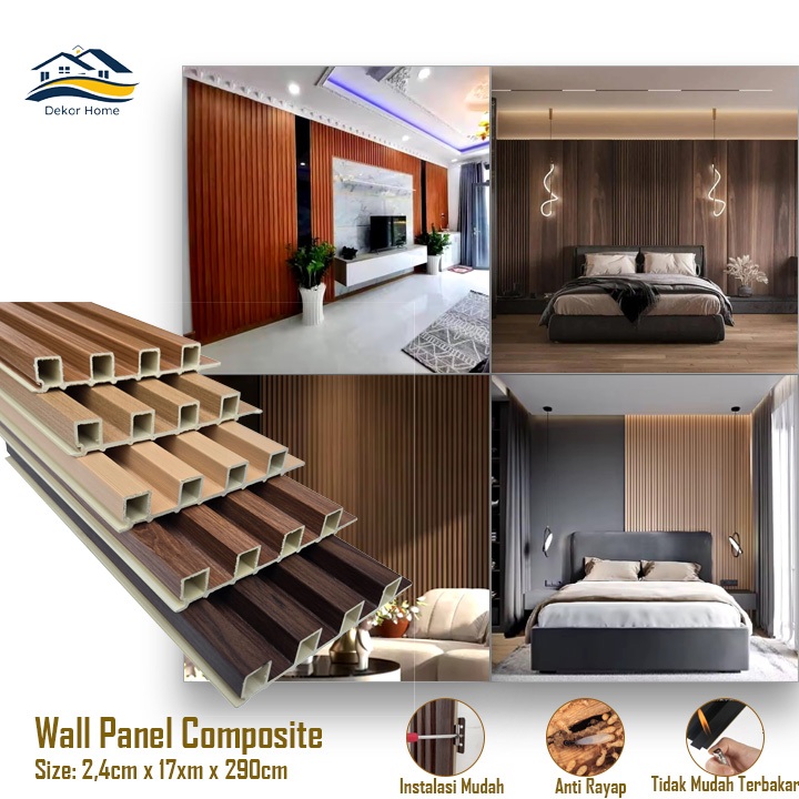 Jual Wood Panel WPC / Wall Panel PVC / Woodpanel Wallpanel Kisi Kisi ...