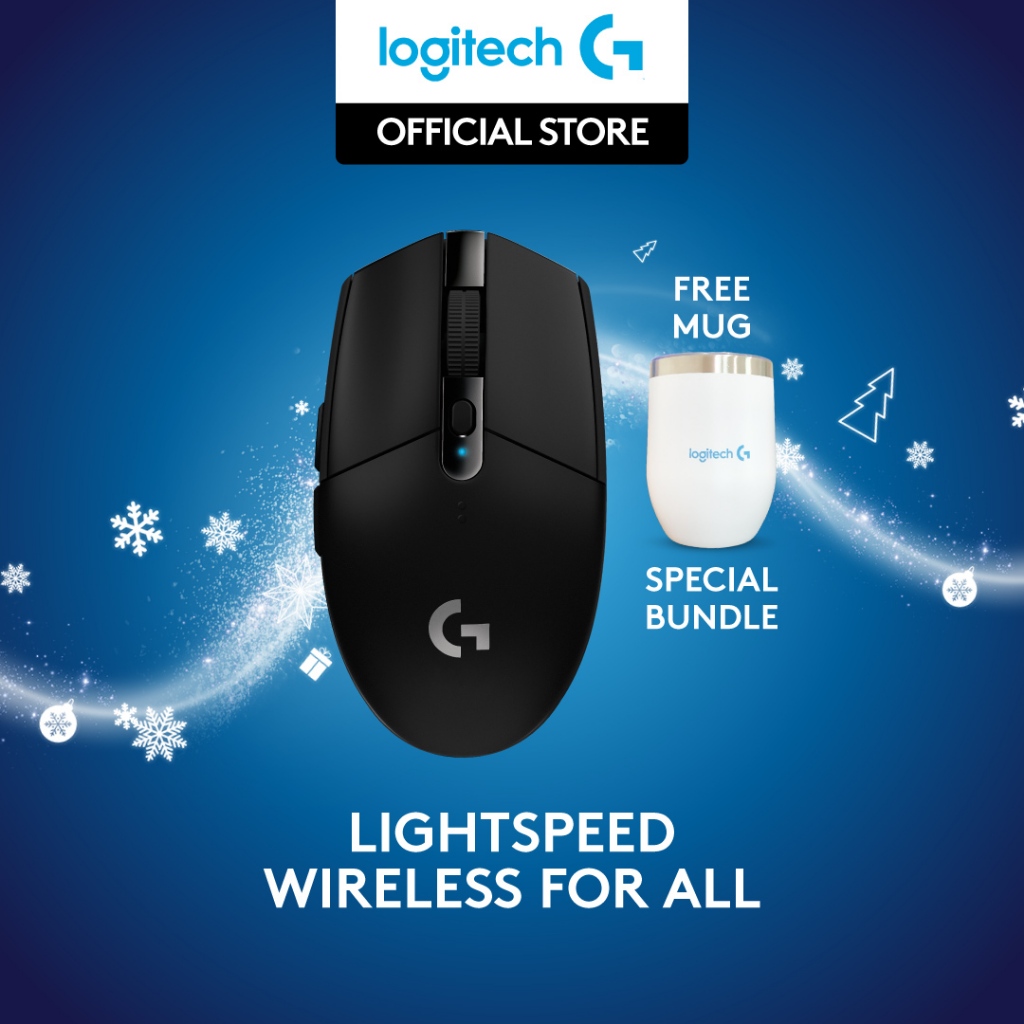 Jual [BUNDLING] Logitech G305 Lightspeed Mouse Gaming Wireless Sensor ...