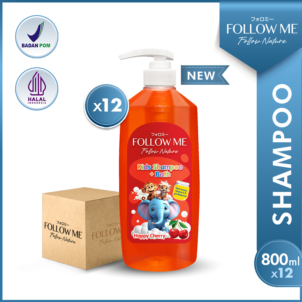 Jual Follow Me Follow Nature - Kids Shampoo + Bath - Happy Cherry ...