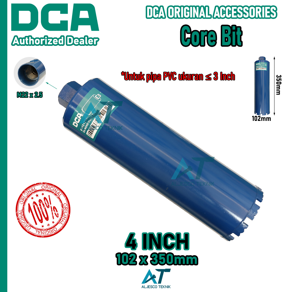 Jual DCA MATA CORING 4 INCH DIAMOND CORE BIT 102 X 350MM | Shopee Indonesia