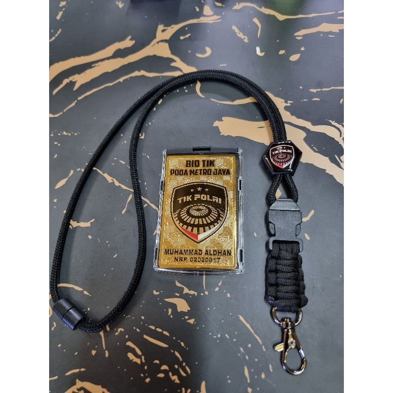 Jual plat id name tag TIK POLRI | Shopee Indonesia