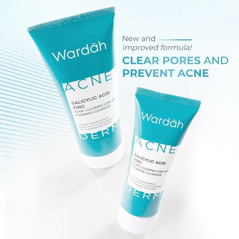 Jual WARDAH Salicylic Acid Zinc Foaming Cleanser | Shopee Indonesia
