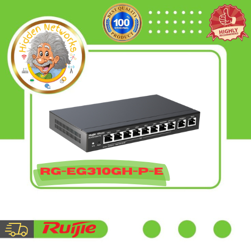Jual Ruijie RG-EG310GH-P-E, Router Kantor Reyee 10-Port PoE Manage Cloud | Shopee Indonesia