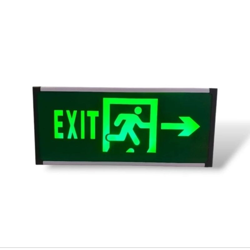 Jual Lampu Darurat Exit / Emergency Exit Sign Light 2 Sisi Akrilik ...