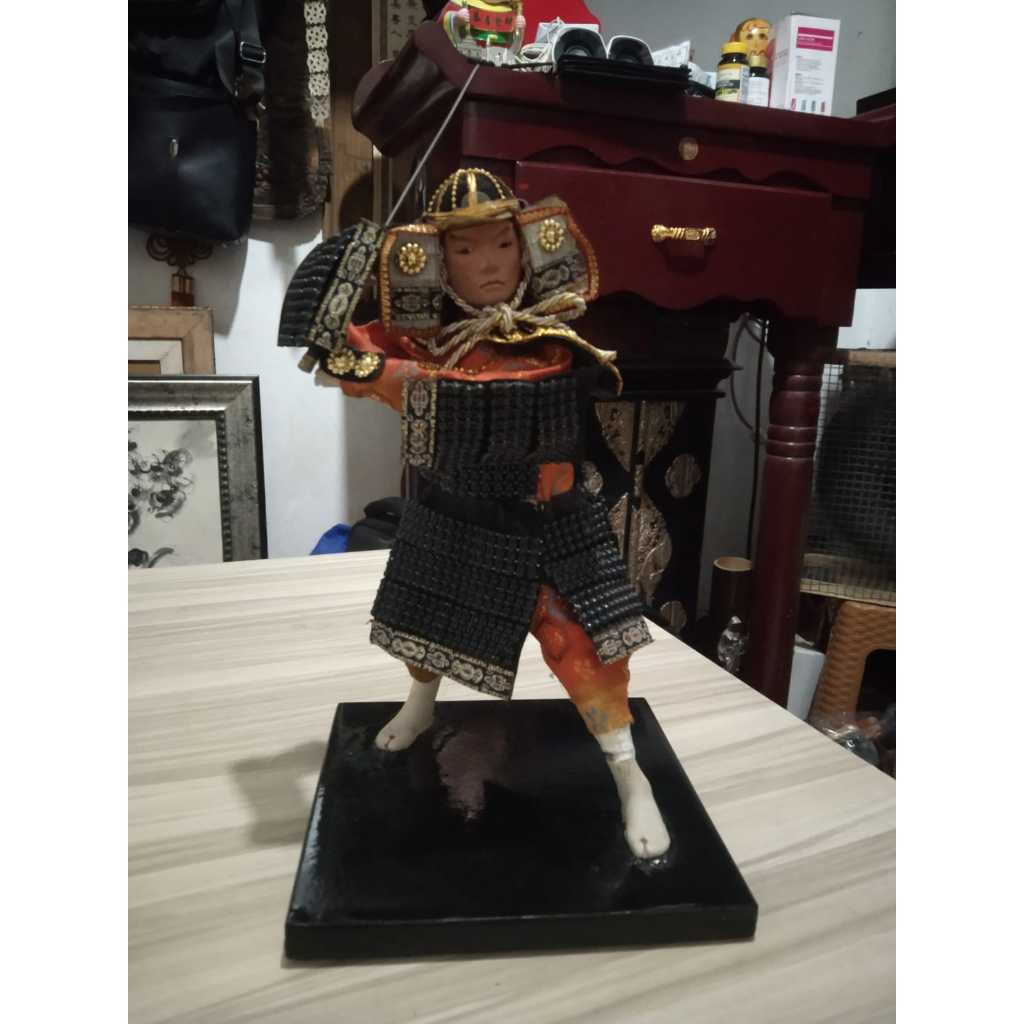 Jual Patung Pendekar Samurai Jepang Kuno Jadul Antik | Shopee Indonesia