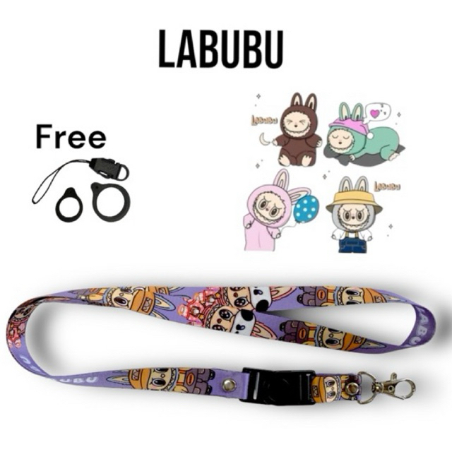 Jual LABUBU LANYARD free O ring dan tali HP | Shopee Indonesia