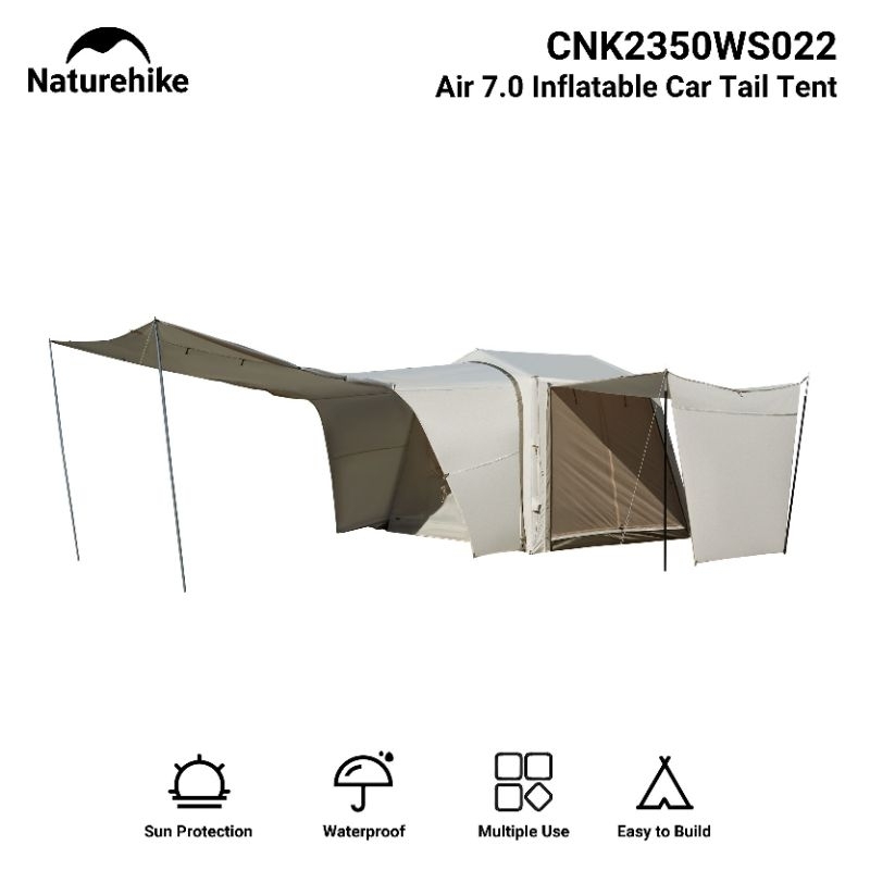 Jual TENDA NATUREHIKE AIR 7.0 INFLATABLE CAR TAIL TENT CNK350WS022 AIR ...