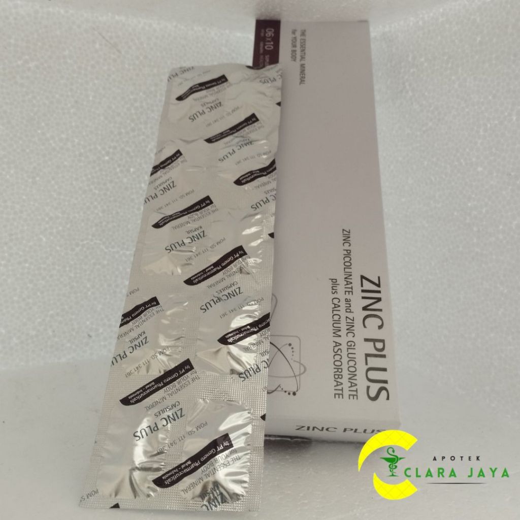 Jual ZINC PLUS STRIP 10 KAPSUL | Shopee Indonesia