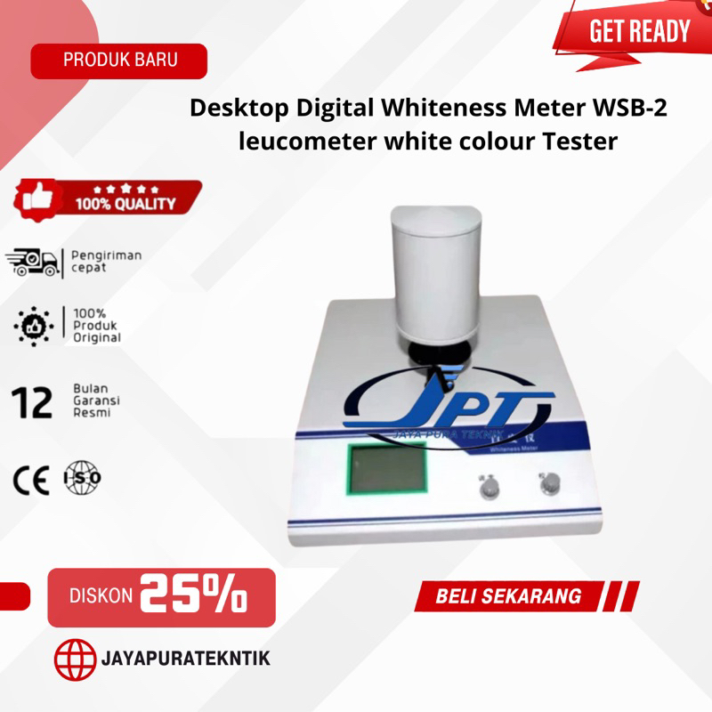 Jual Desktop Digital Whiteness Meter WSB-2 leucometer white colour ...