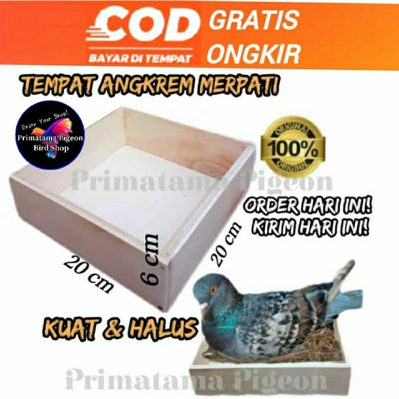 Jual Tempat angkrem merpati/kotak Angkrem Merpati/Tempat Sarang Merpati ...