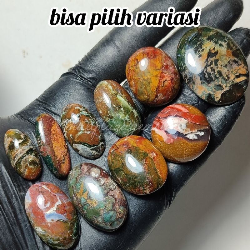 Jual batu pancawarna garut / batu garut / batu pancawarna ijo garut ...