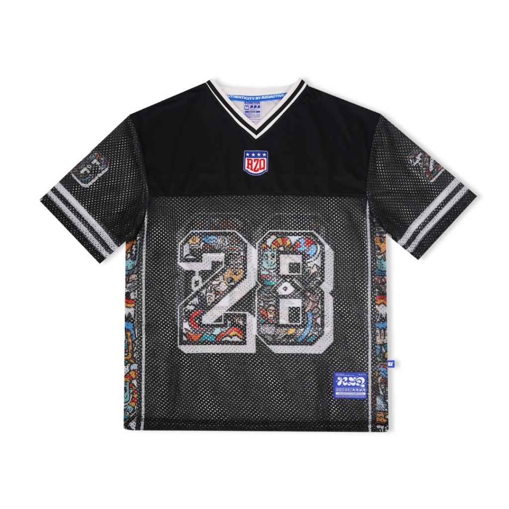 Jual RZQ / 28 / OVERSIZE MIX SERIES / Jersey / Mesh / Oversize ...