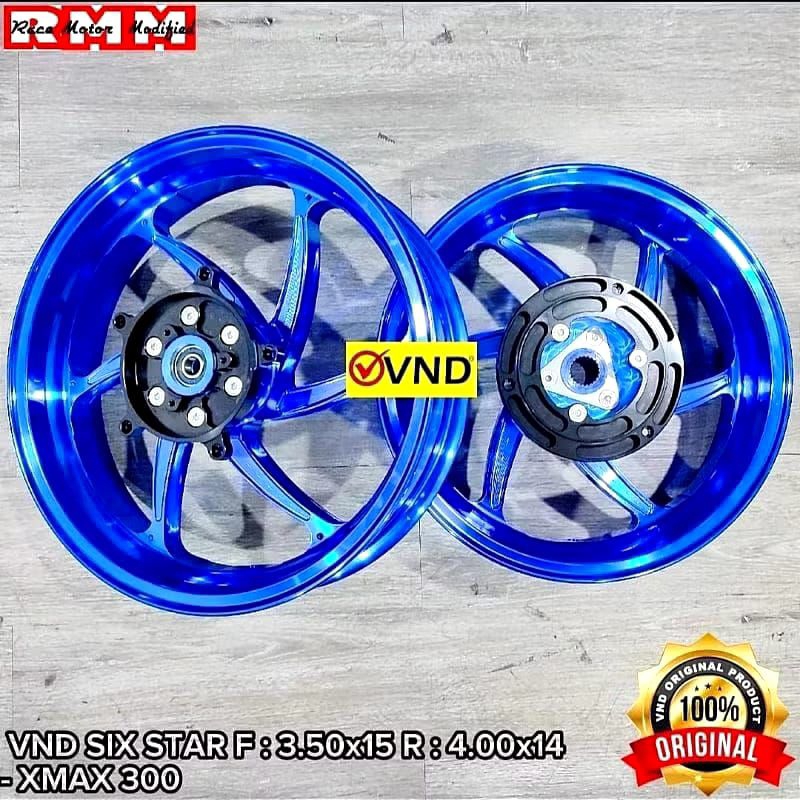 Jual Velg Racing Vnd Six Star Yamaha Xmax 250 / Velg Xmax 250 X Max 300 ...
