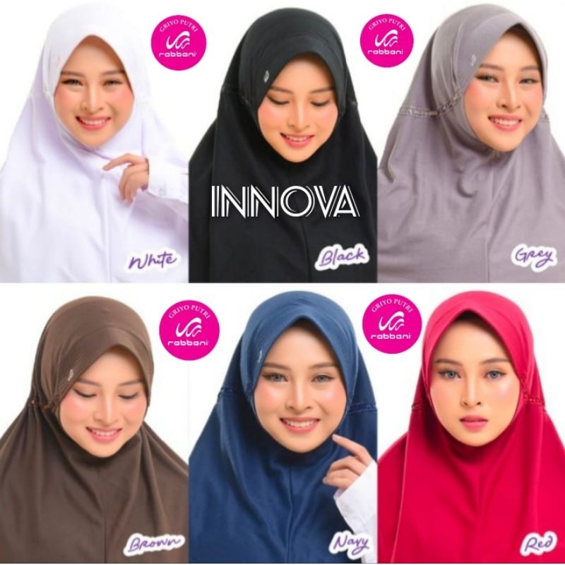 Jual RABBANI - Kerudung Sekolah Hijab instan Jilbab Rabbani model INNOVA Pita Luar | Shopee ...