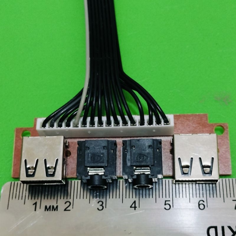 Jual Kabel Front Panel Usb dan audio jack 3,5mm /Sound untuk PC CPU ...