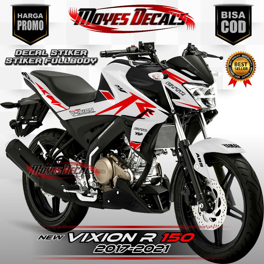 Jual Stiker Fullbody - Decal Vixion R Motif Racing MYS1358 | Shopee ...