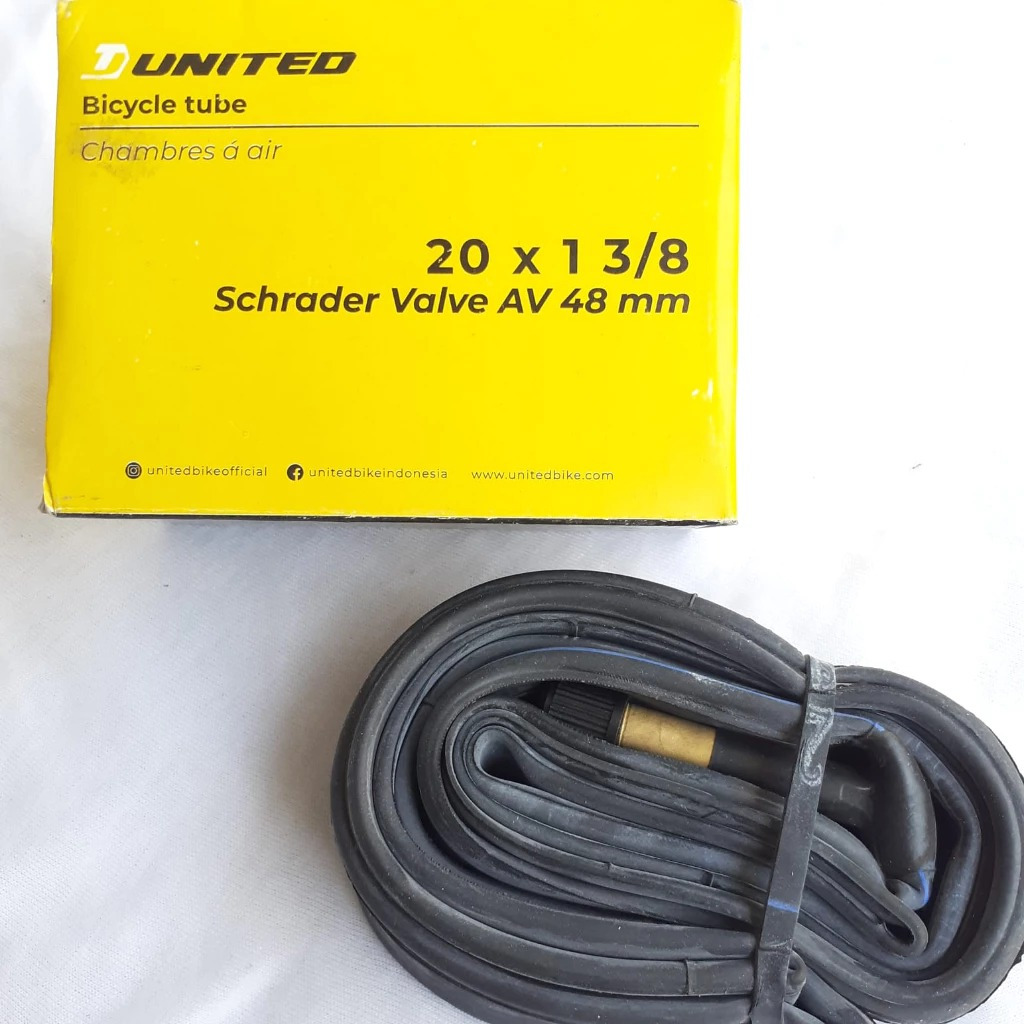 Jual Ban Dalam Sepeda 20 x 1 3/8 United Innova AV Schrader Valve / Ban Dalam Sepeda 20 x 1 3/8 ...