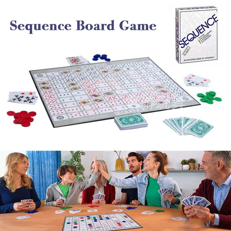 Jual Card Board Game Sequence Board Game Card Game Sequence Card Board ...