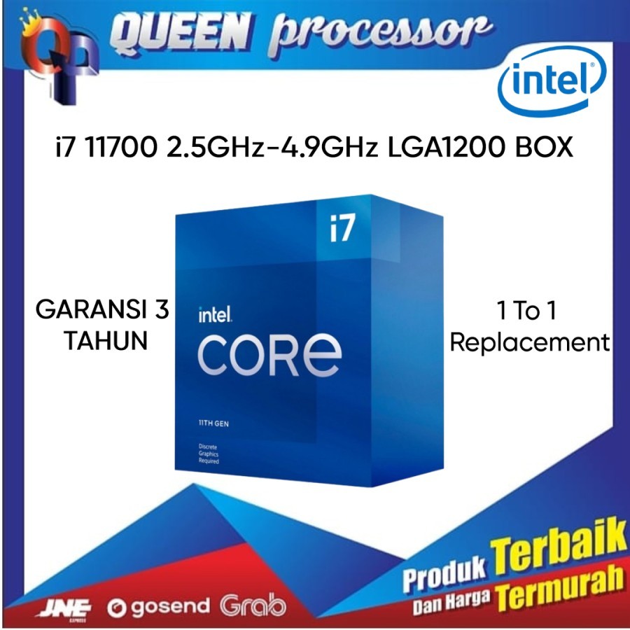 Jual INTEL CORE I7 11700 2.5GHz ROCKET LAKE 8 CORE 16 THREAD LGA1200 ...