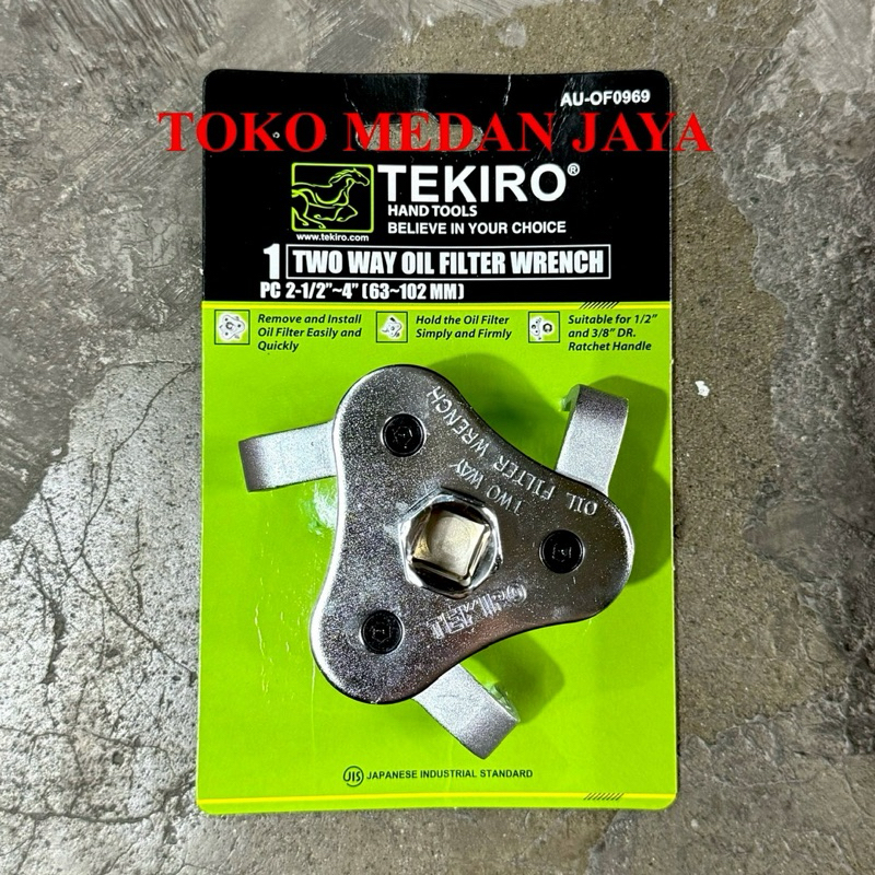 Jual TEKIRO TWO WAY OIL FILTER WRENCH KUNCI PEMBUKA OLI FILTER 2 ARAH ...