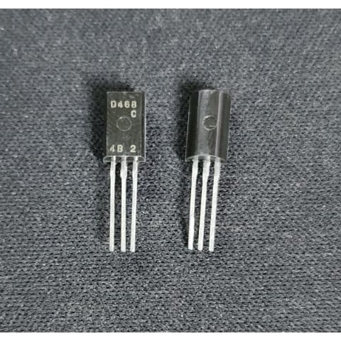 Jual Transistor D468 Silicon NPN 0.9W 20V 0.5A Low Frequency Power ...