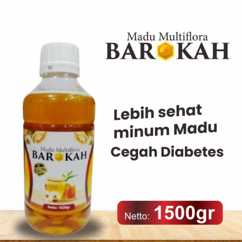 Jual MADU MULTIFLORA 1500g Nektar Bunga Multiflora Asli Dan Murni ...